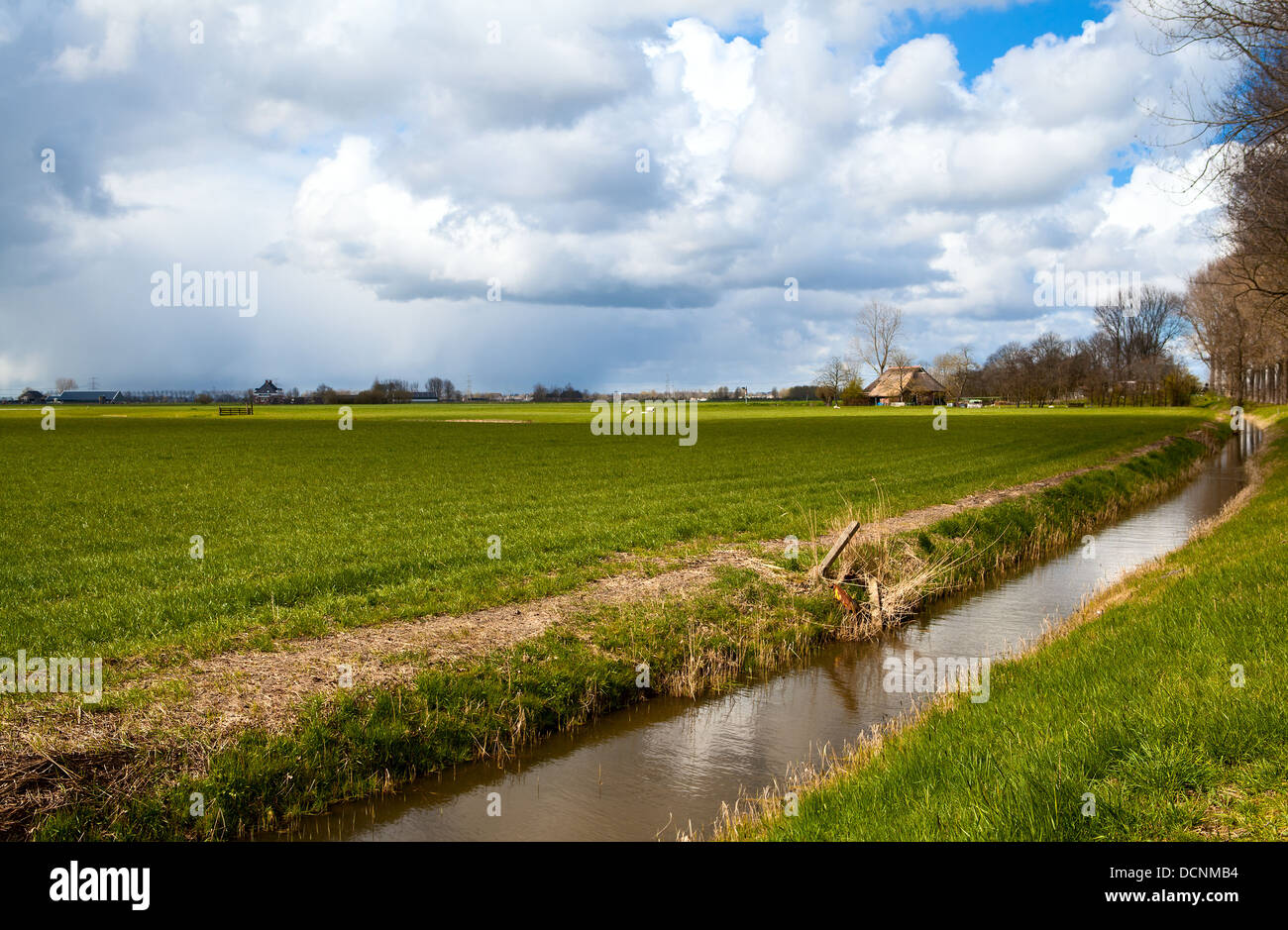 farmland and beautiful sky Stock Photo - Alamy