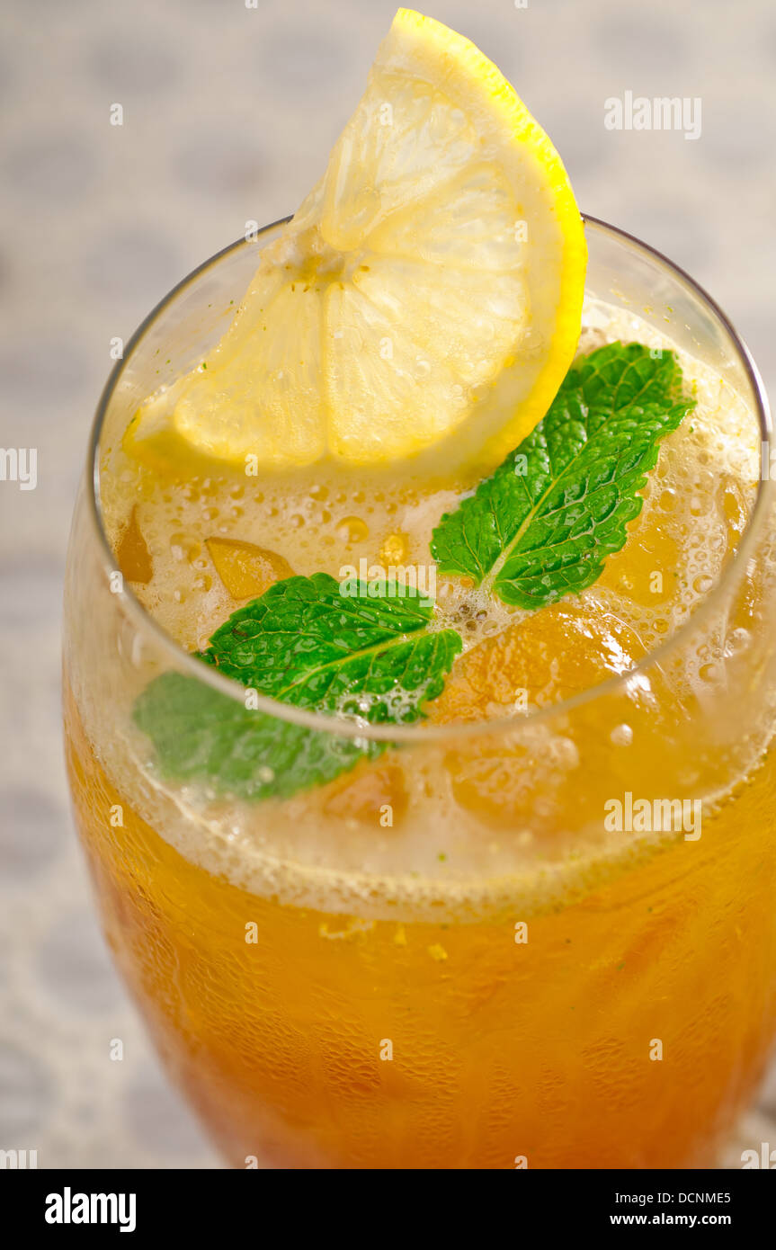 refreshing Ice tea Stock Photo - Alamy