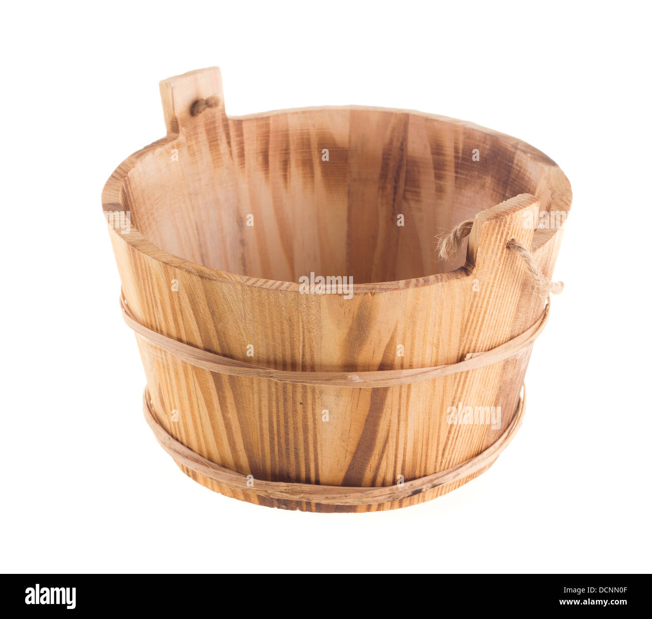 empty wooden bucket Stock Photo - Alamy
