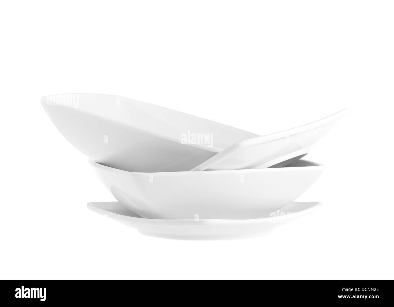 Empty white breakfast plate Black and White Stock Photos & Images - Alamy