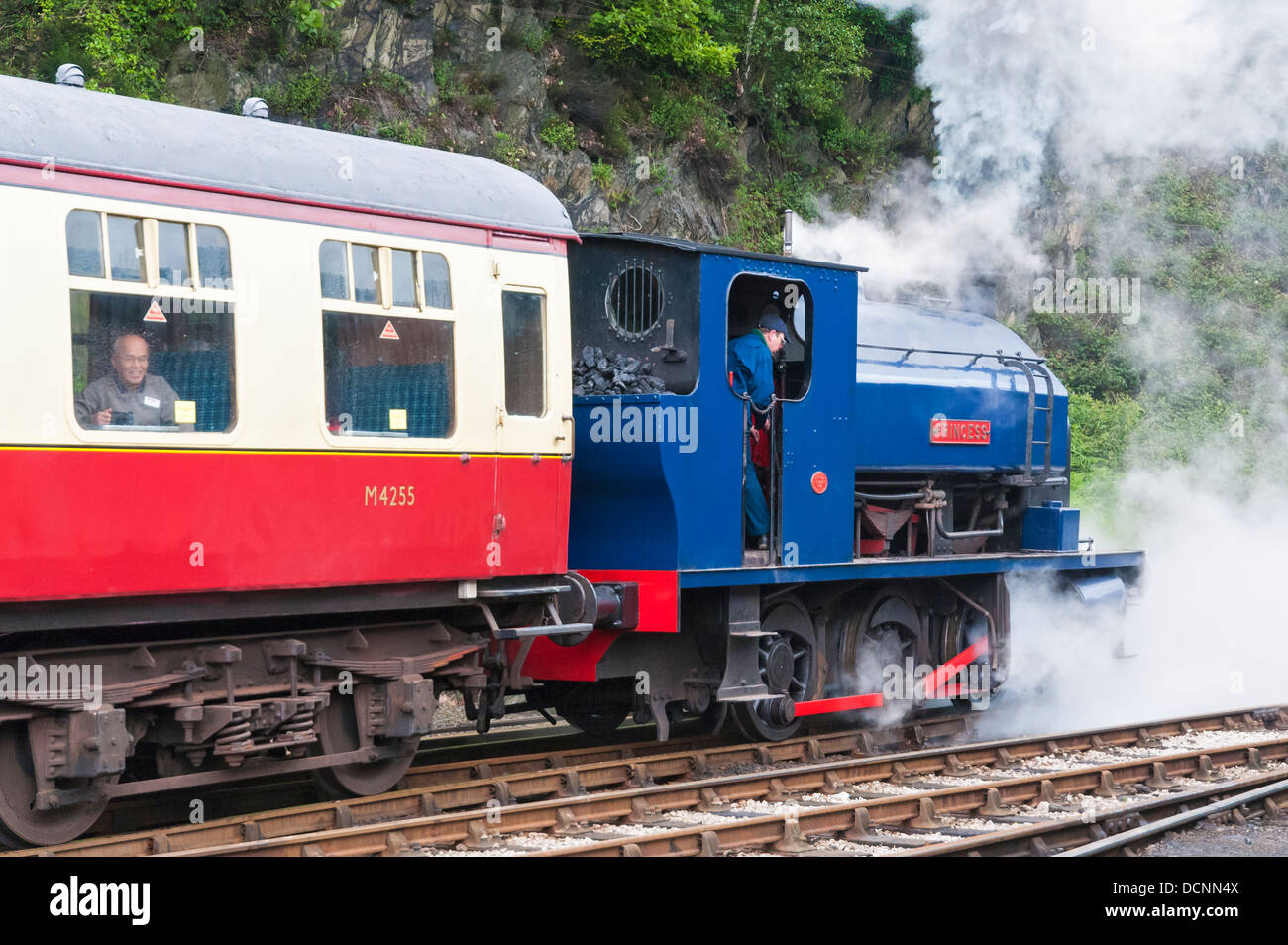 Great Britain, England, Cumbria, Lake District, Lakeside & Haverthwaite ...
