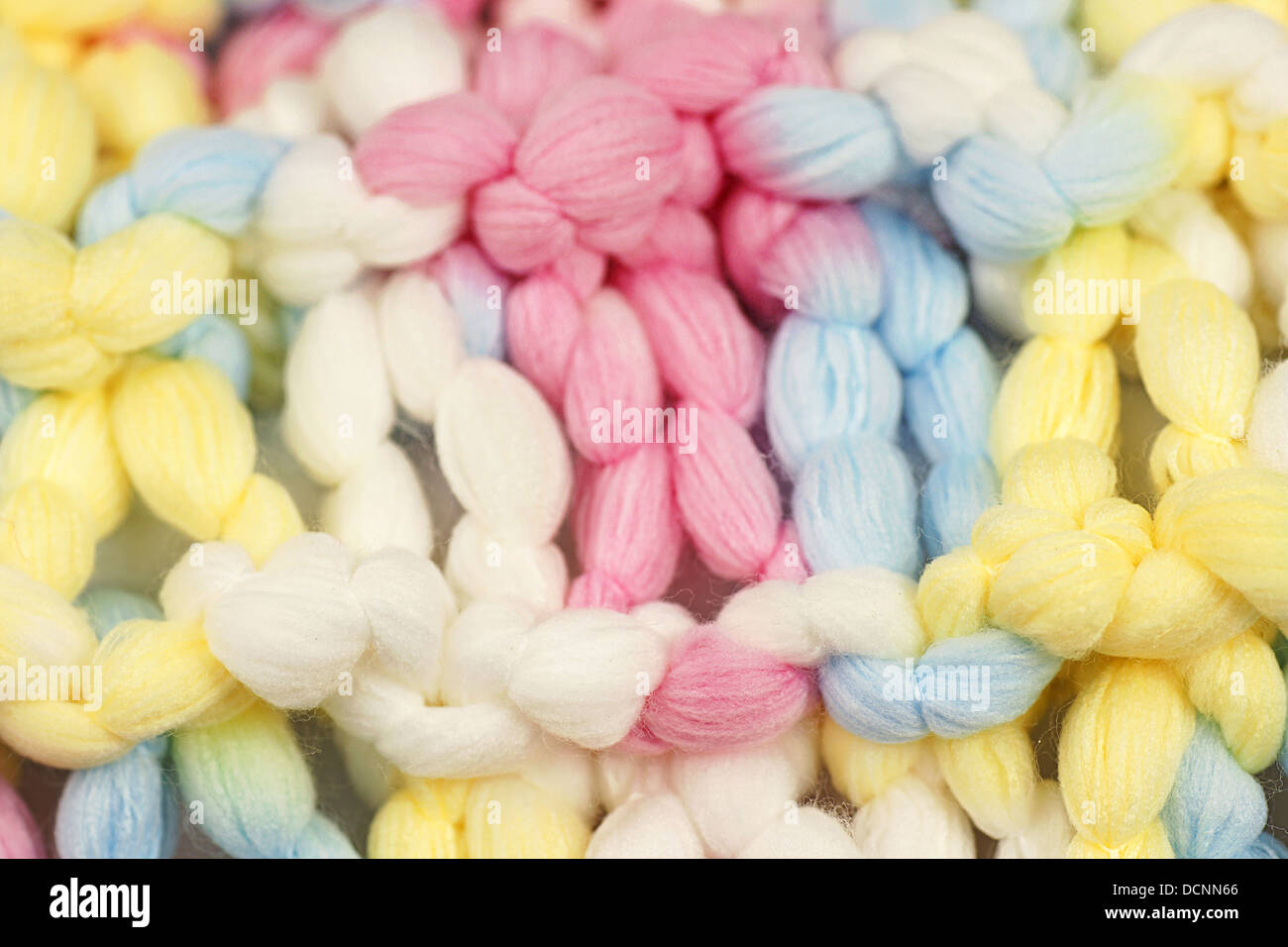 Pastel crochet blanket hi-res stock photography and images - Alamy