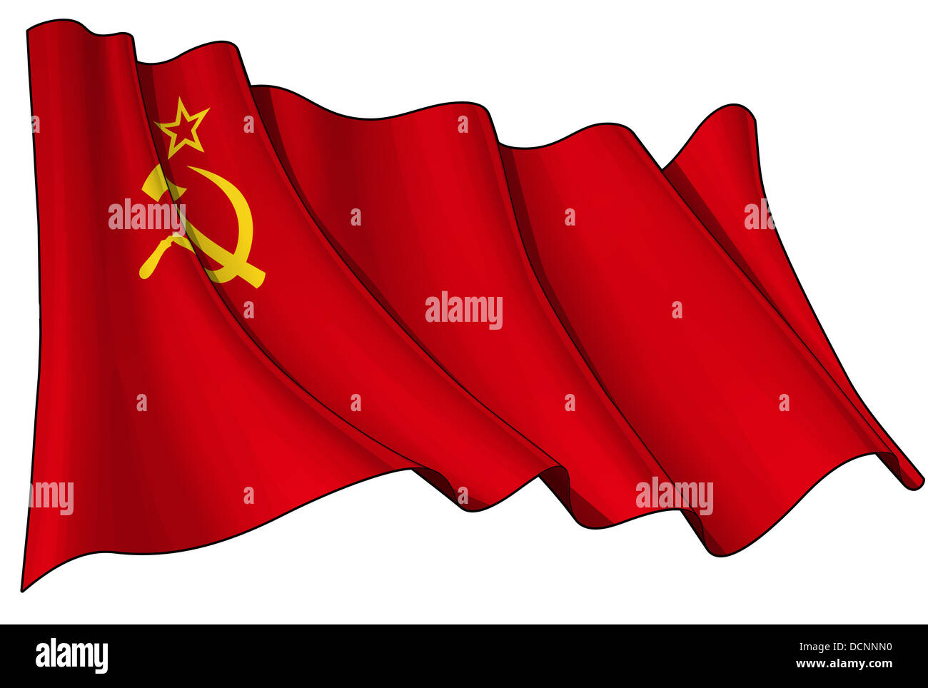 Soviet flag hi-res stock photography and images - Alamy