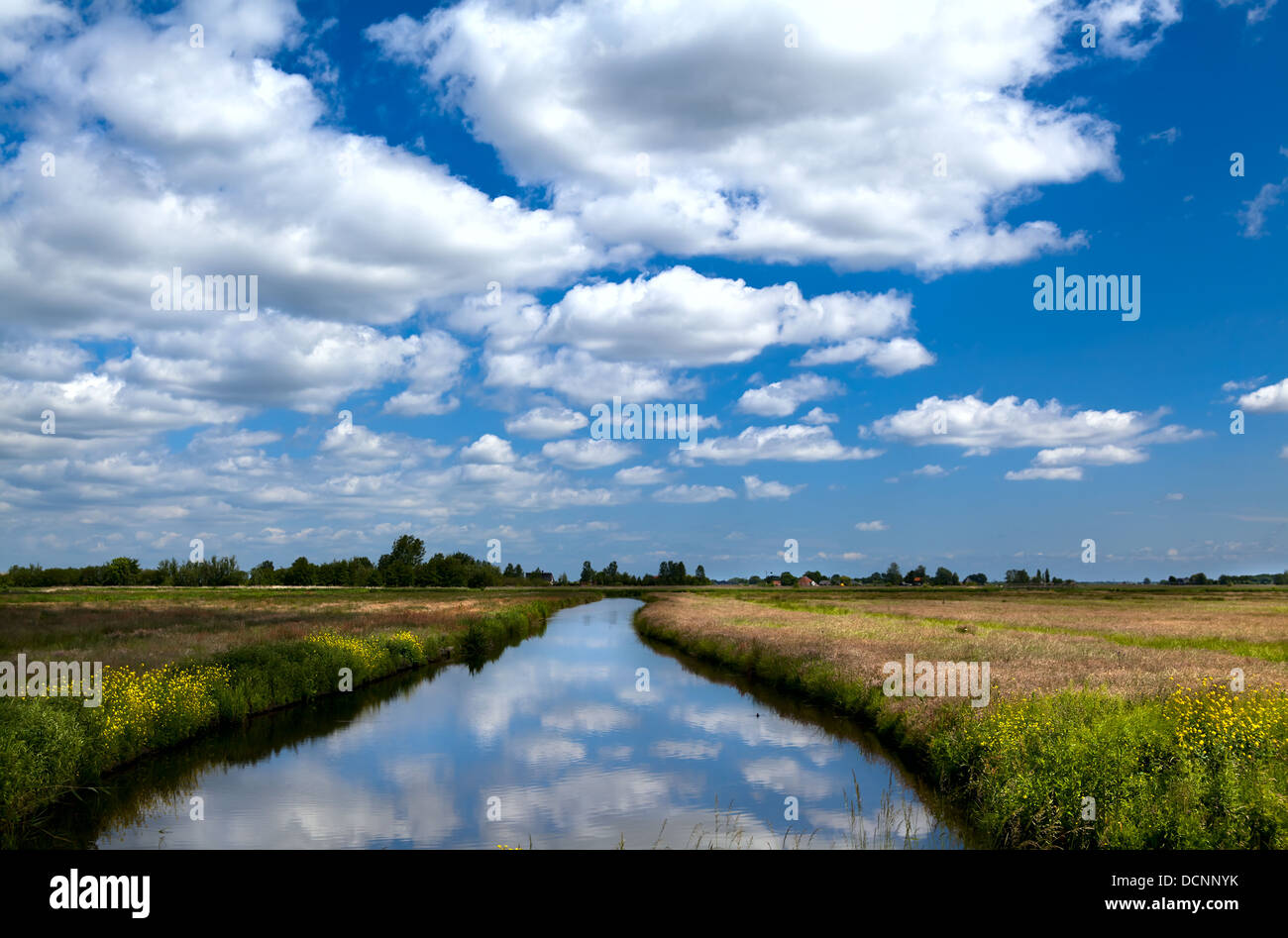 reflections of sky in lake Stock Photo - Alamy
