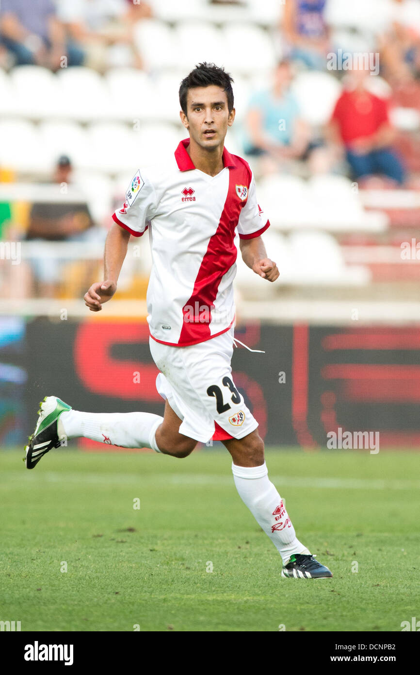 Madrid, Spain. 19th Aug, 2013. Alberto Bueno (Rayo) Football / Soccer ...