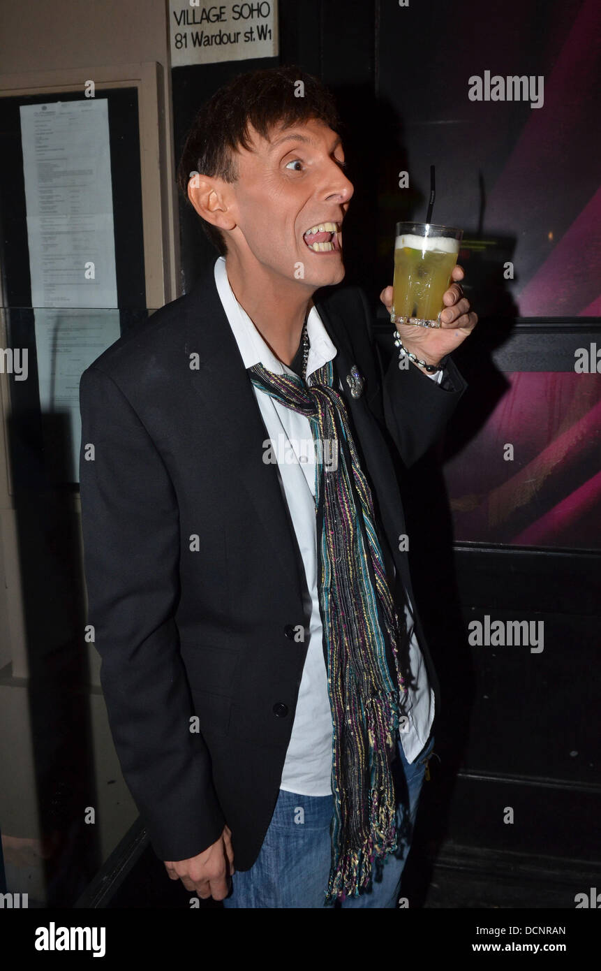 The X Factor' contestant Johnny Robinson enjoying a night out in Soho ...