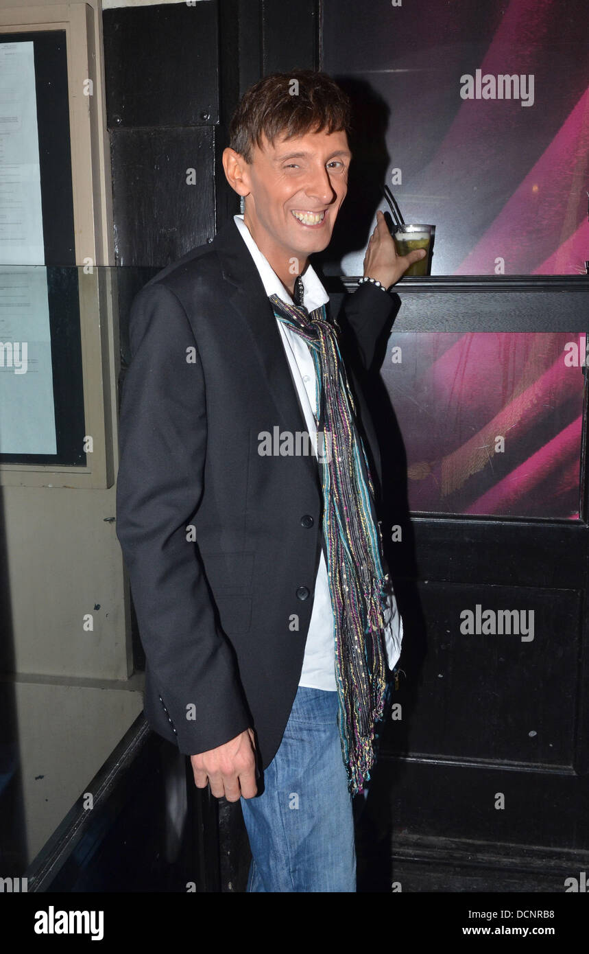 The X Factor' contestant Johnny Robinson enjoying a night out in Soho ...