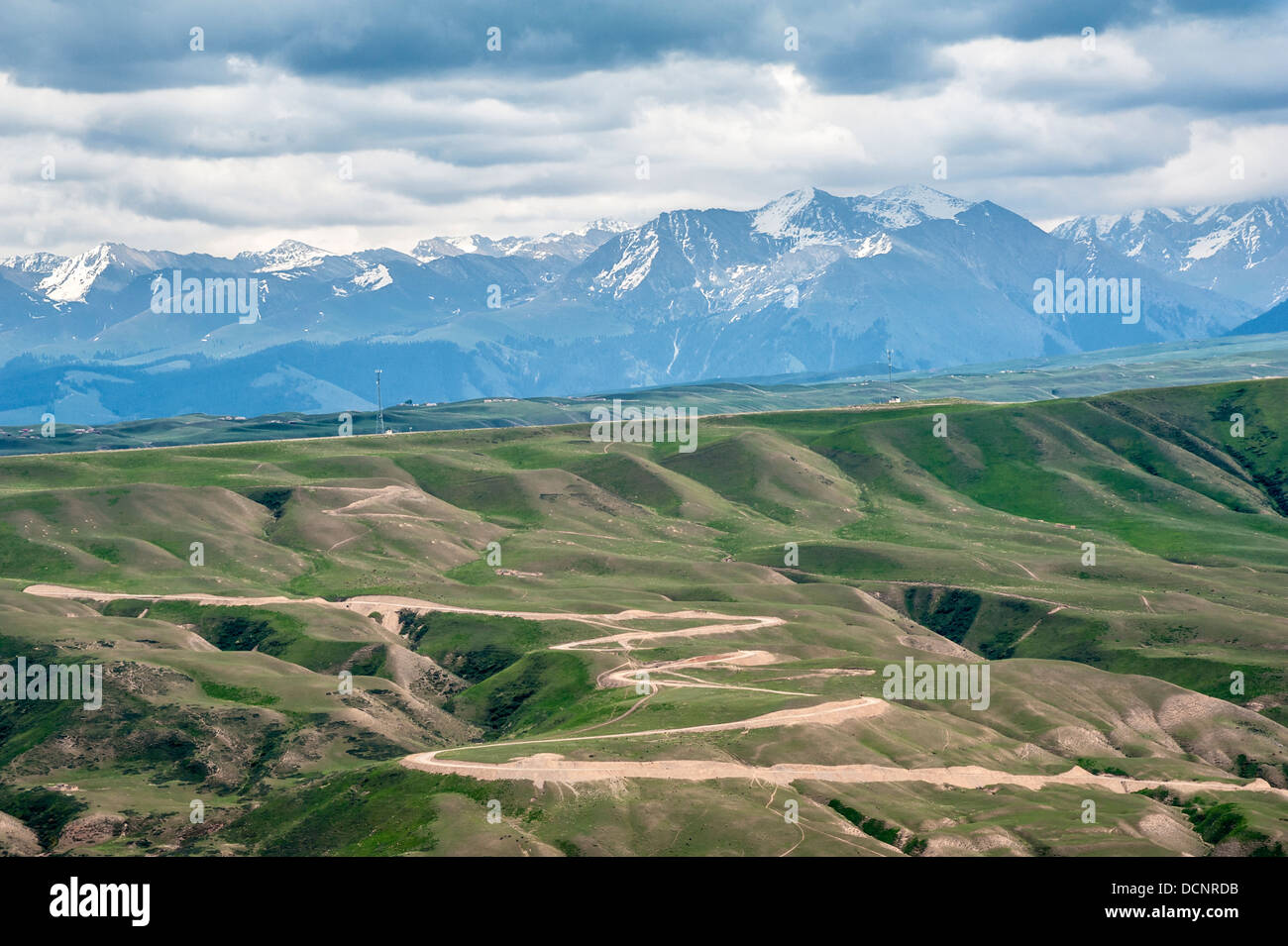 Landscape of Kalajun grassland, Xinjiang Stock Photo - Alamy