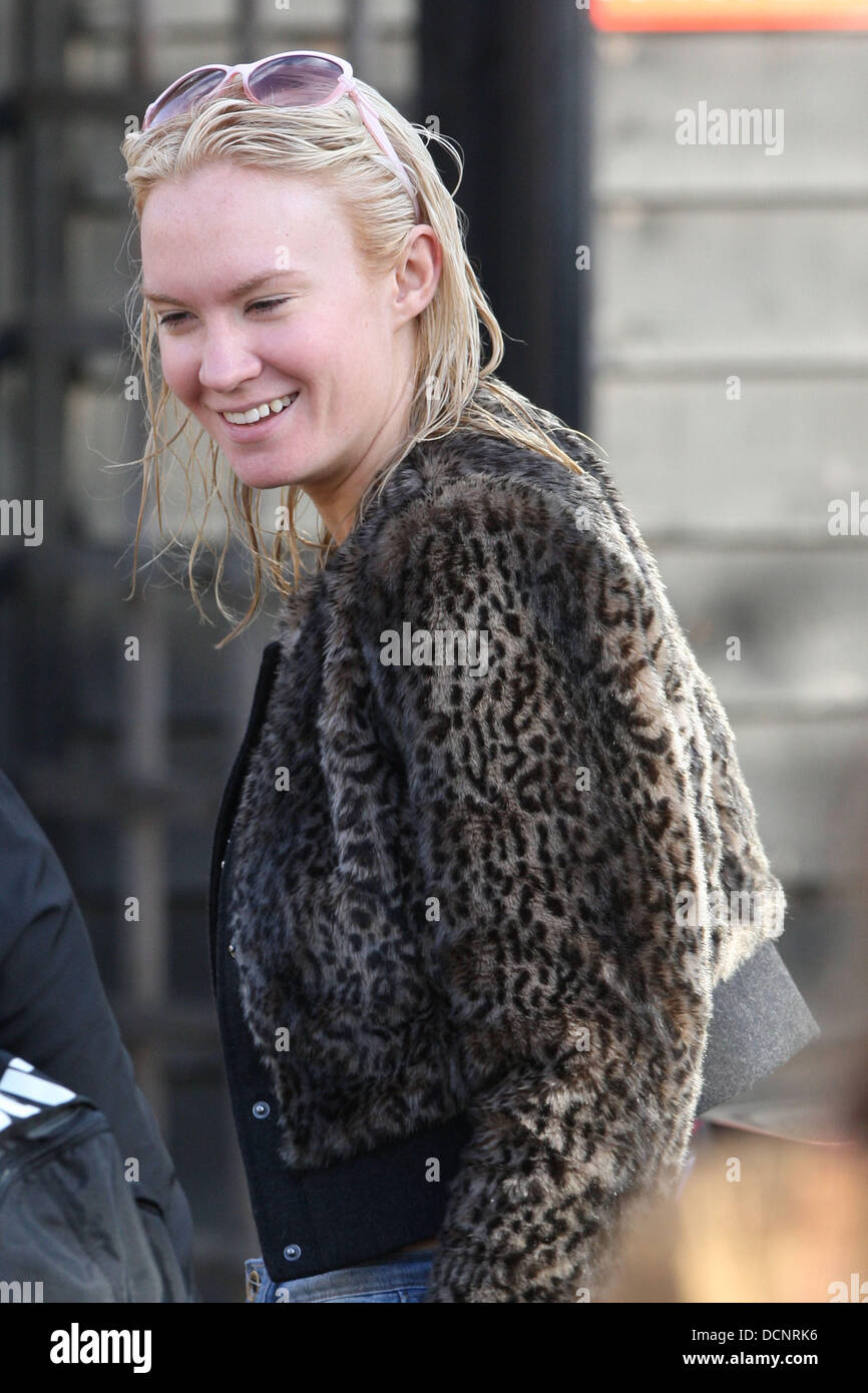 X Factor Finalist Kitty Brucknell arriving at a studio England - 26.10. ...