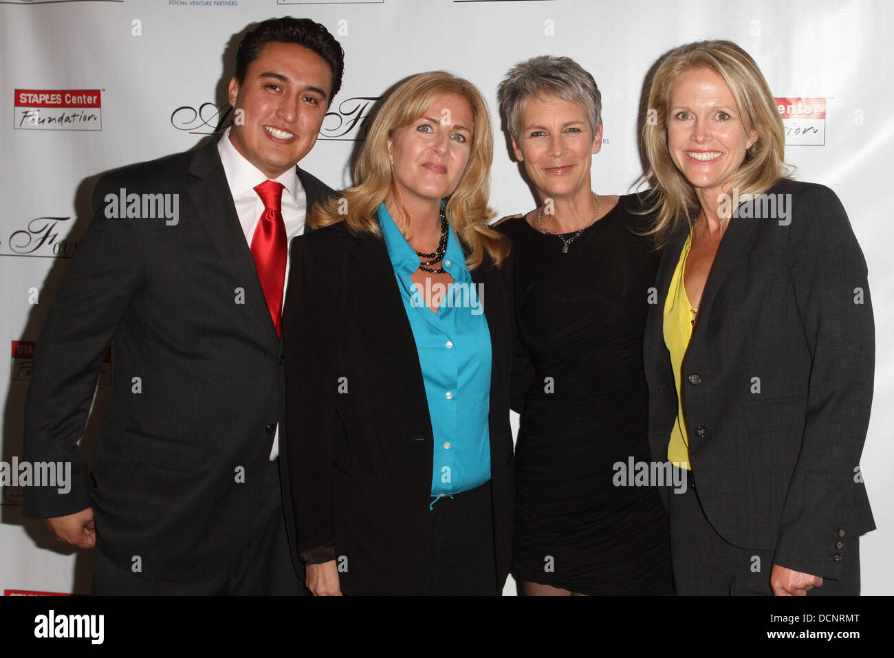 Jamie Lee Curtis and Jessica Leventhal with the grant winners 3rd ...