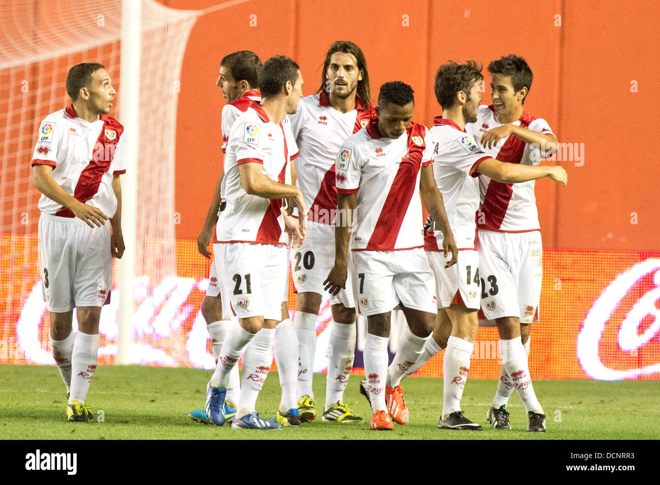 Madrid, Spain. 19th Aug, 2013. Rayo team group (Rayo) Football / Soccer ...