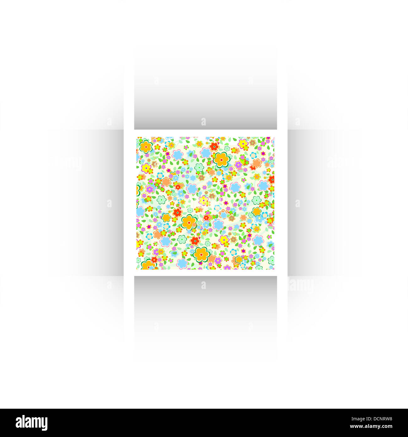 Seamless small floral elements wallpaper Stock Photo - Alamy