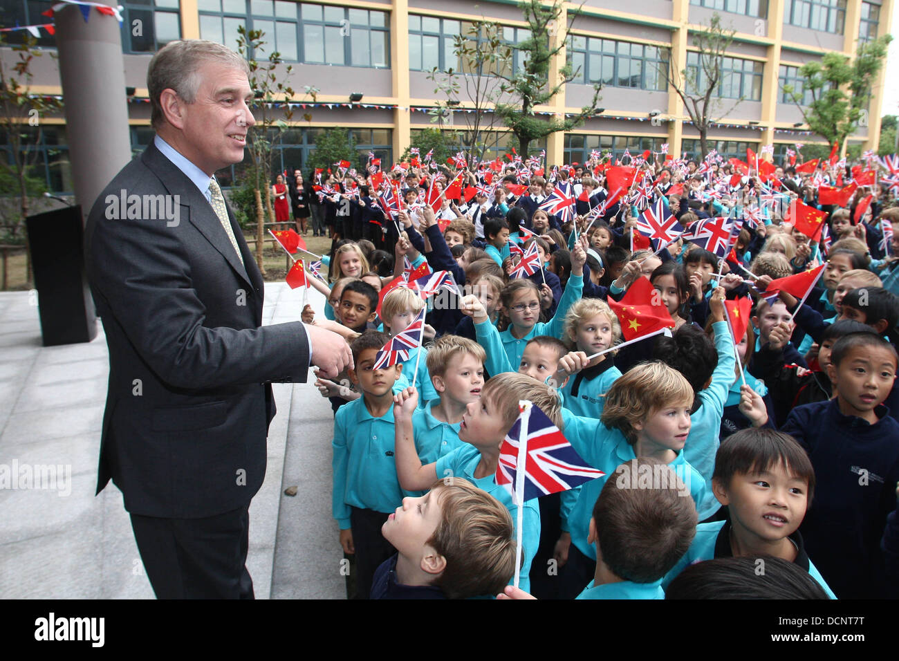 Prince Andrew, Duke of York visits the British International School ...