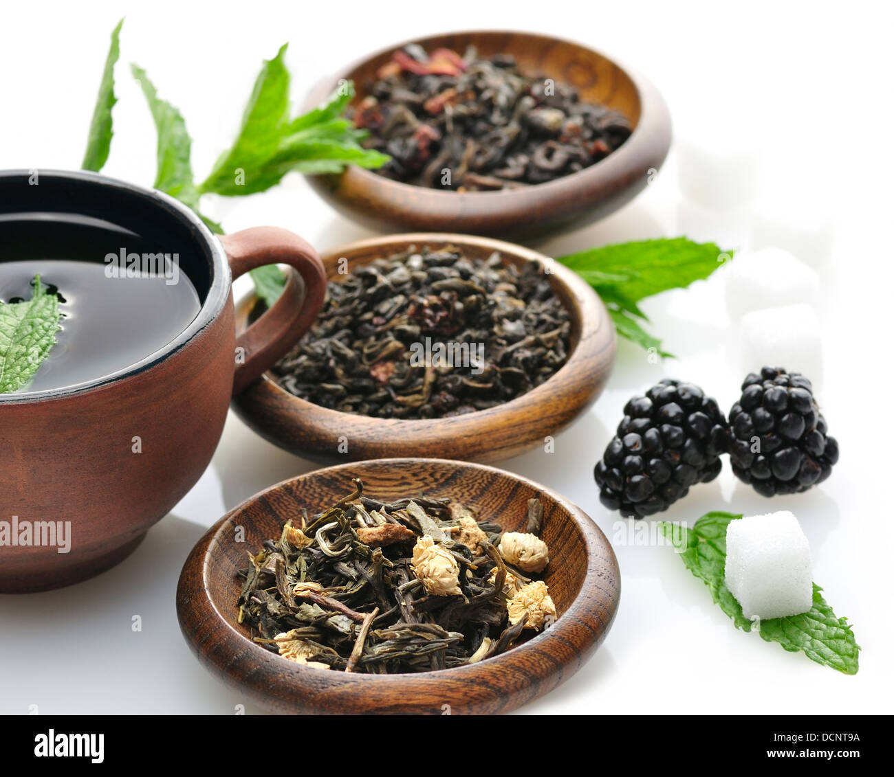 Loose Tea Assortment Stock Photo - Alamy