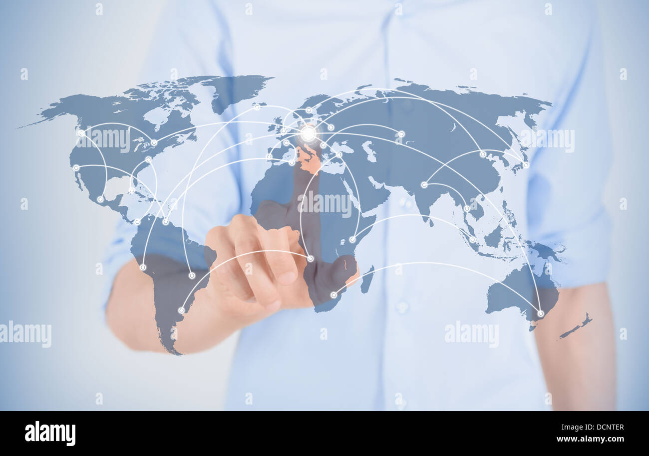 Futuristic Communication Concept Stock Photo - Alamy