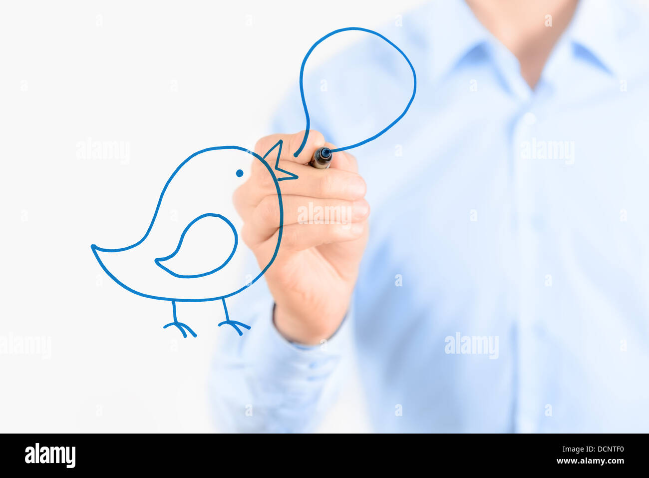 Messaging talking icon communication hi-res stock photography and ...