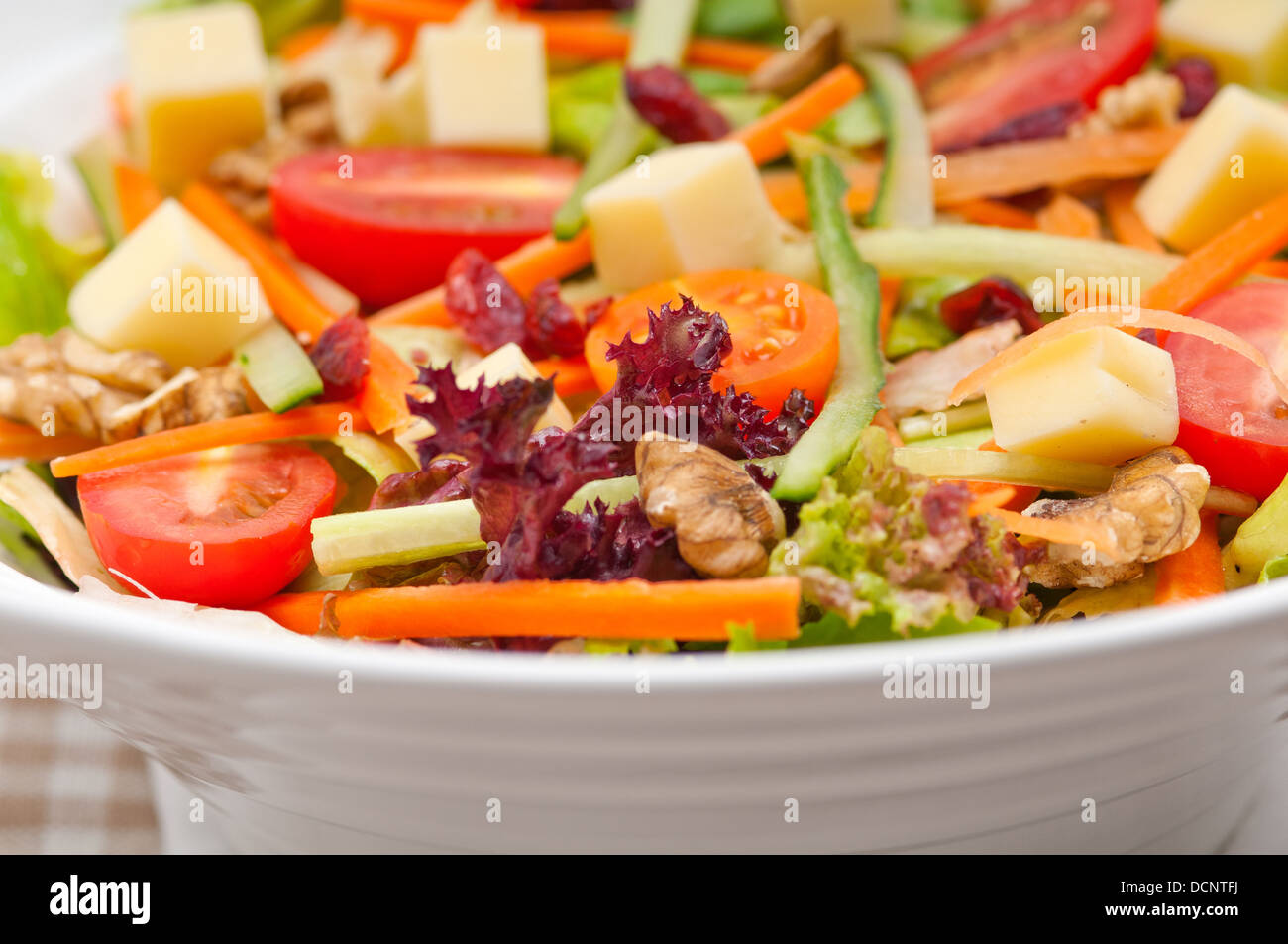 Fresh colorful healthy salad Stock Photo - Alamy