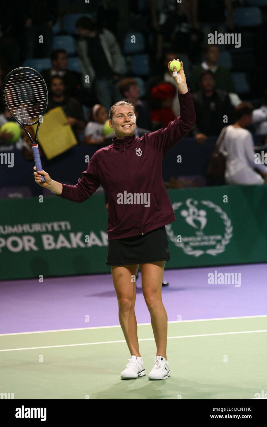 Vera Zvonareva of Russia TEB BNP Paribas WTA Championships Day 2 ...