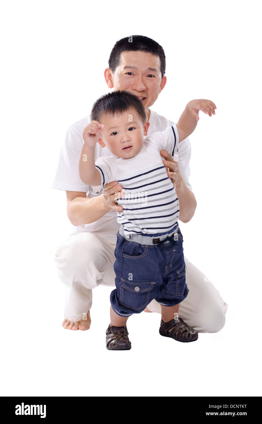 Father enjoy Cut Out Stock Images & Pictures - Alamy