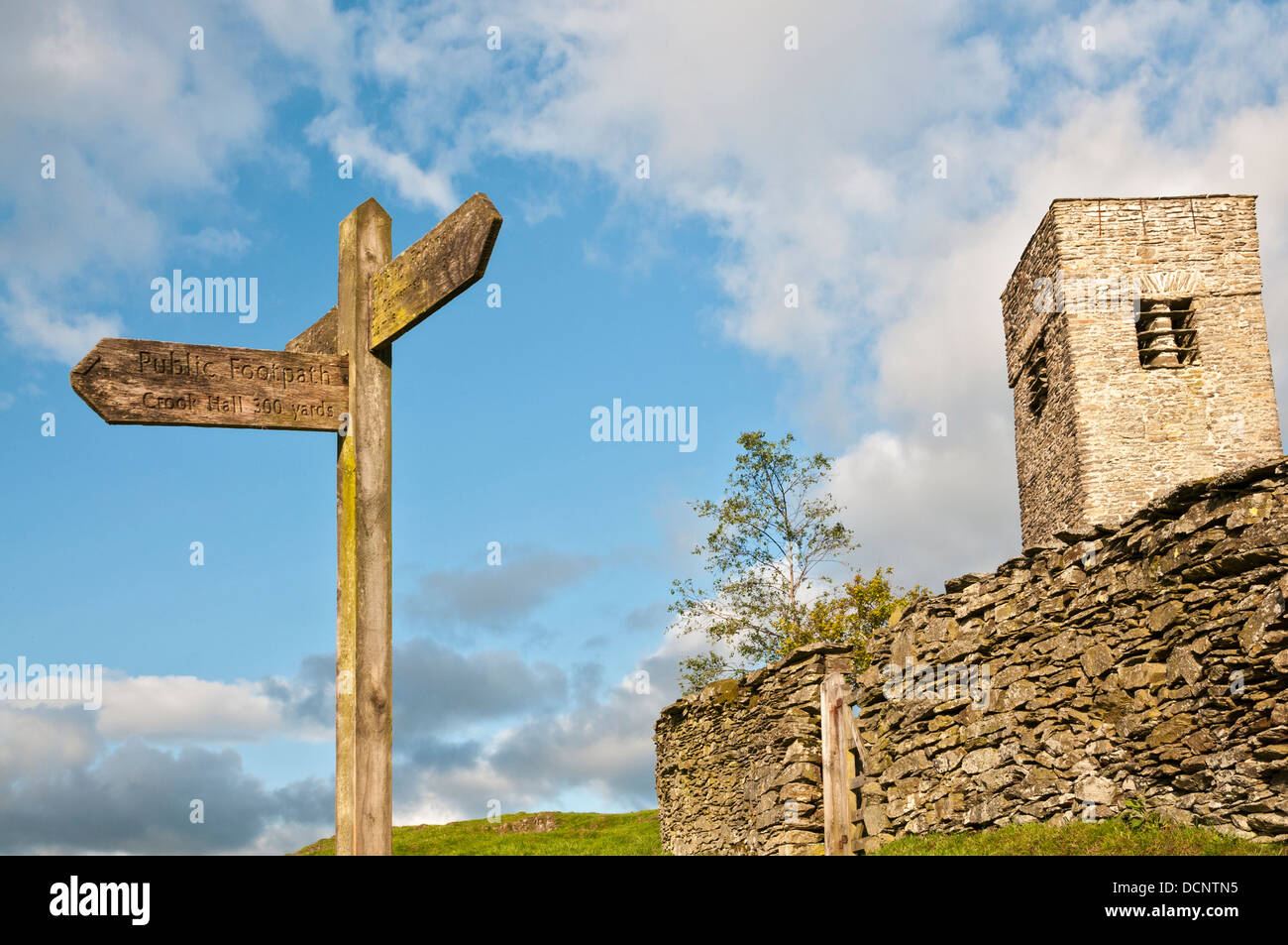 Great Britain, England, Cumbria, Lake District, Crook, Crook Hall Farm ...