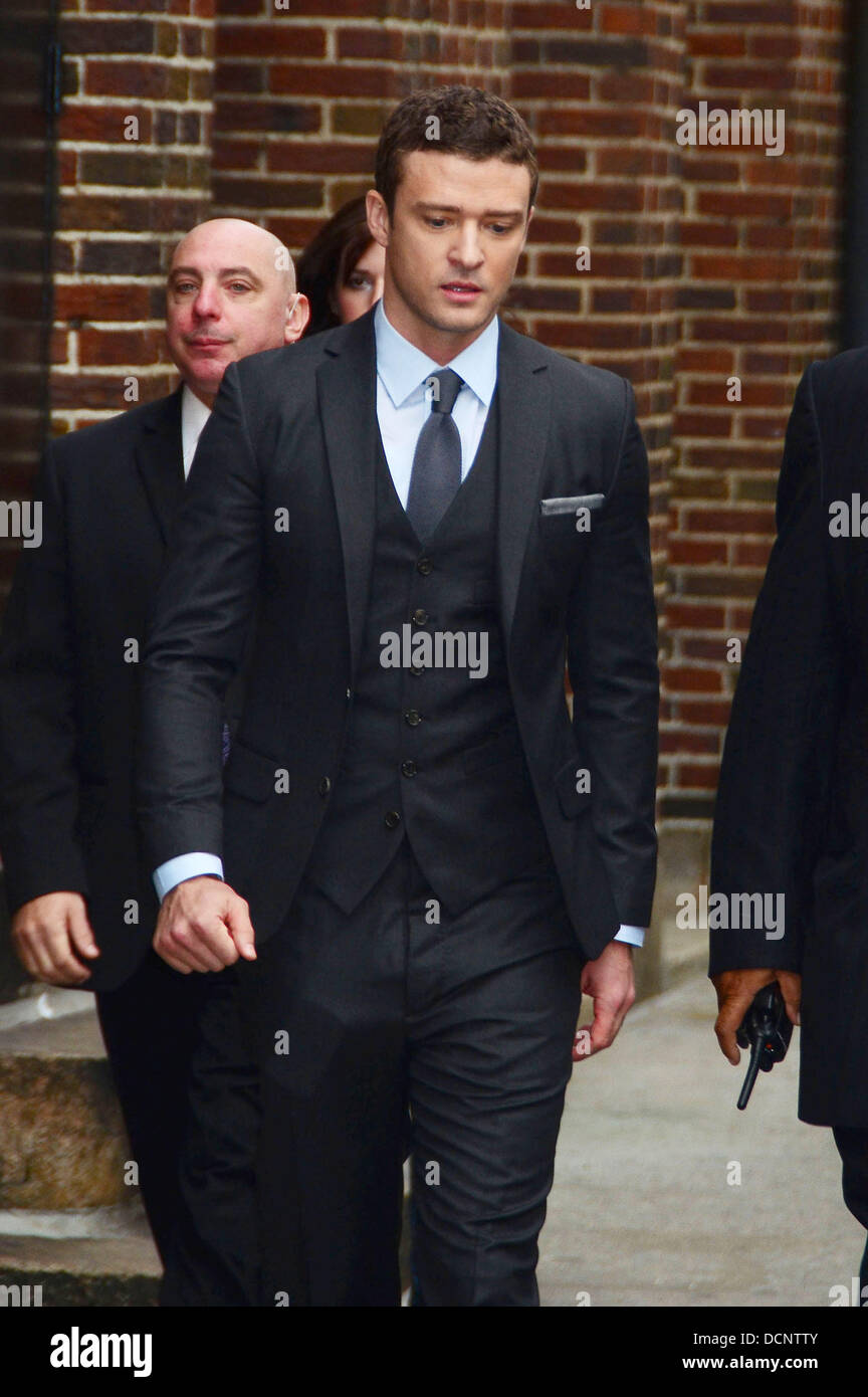Justin Timberlake 'The Late Show with David Letterman' at the Ed ...