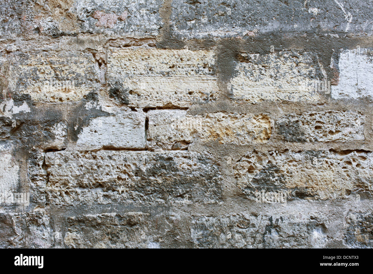 Wall from old historical wall from stones Stock Photo - Alamy