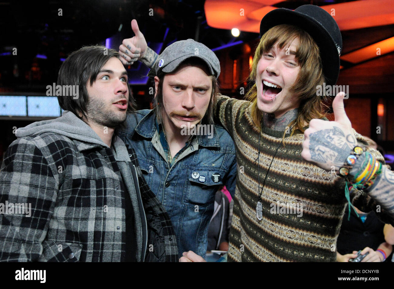 Hayden Kaiser, Taylor MacFee, and Christofer Drew 'Never Shout Never ...