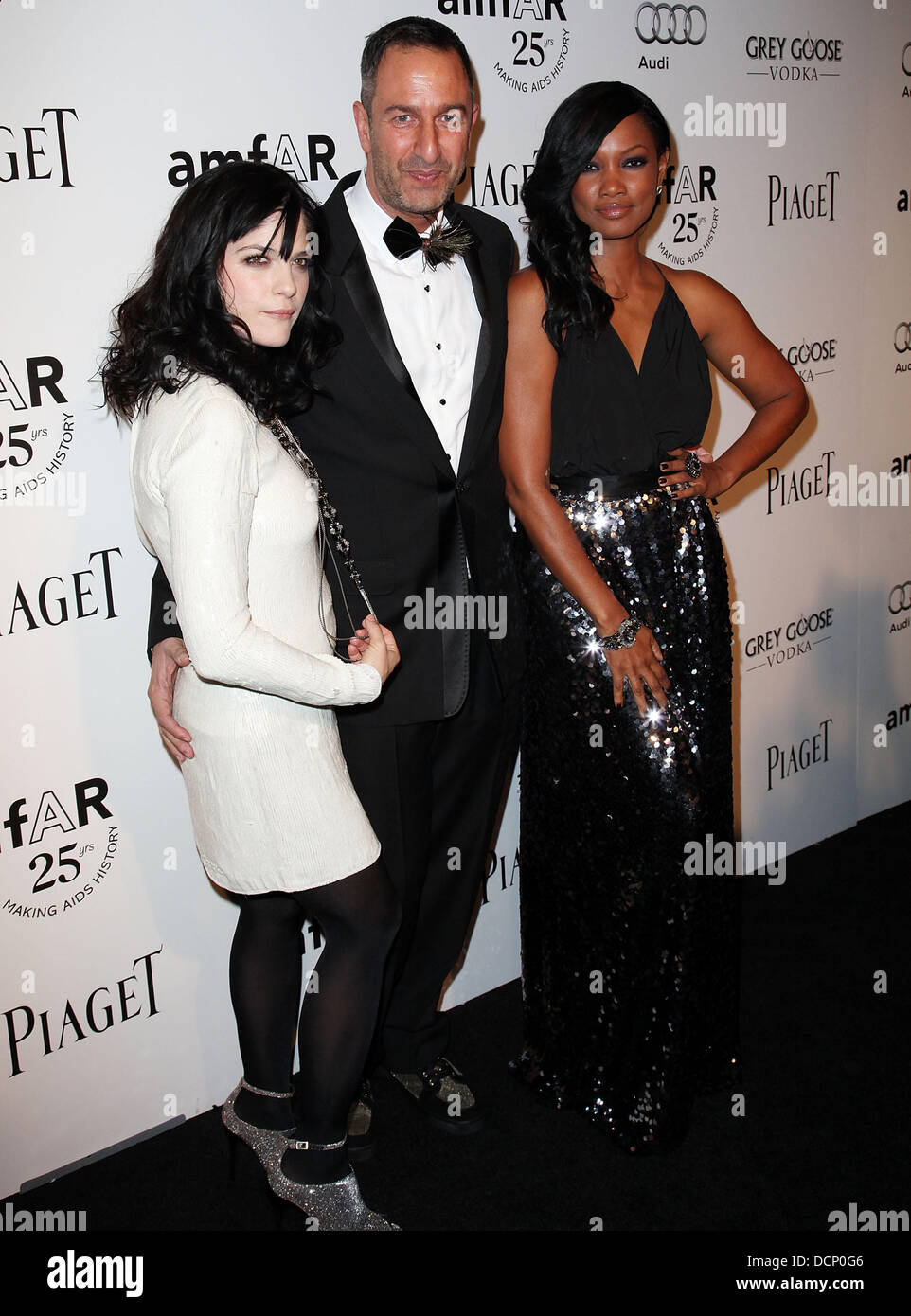 Selma Blair, Matthew Lenoci, and Garcelle Beauvais The 2011 amfAR ...