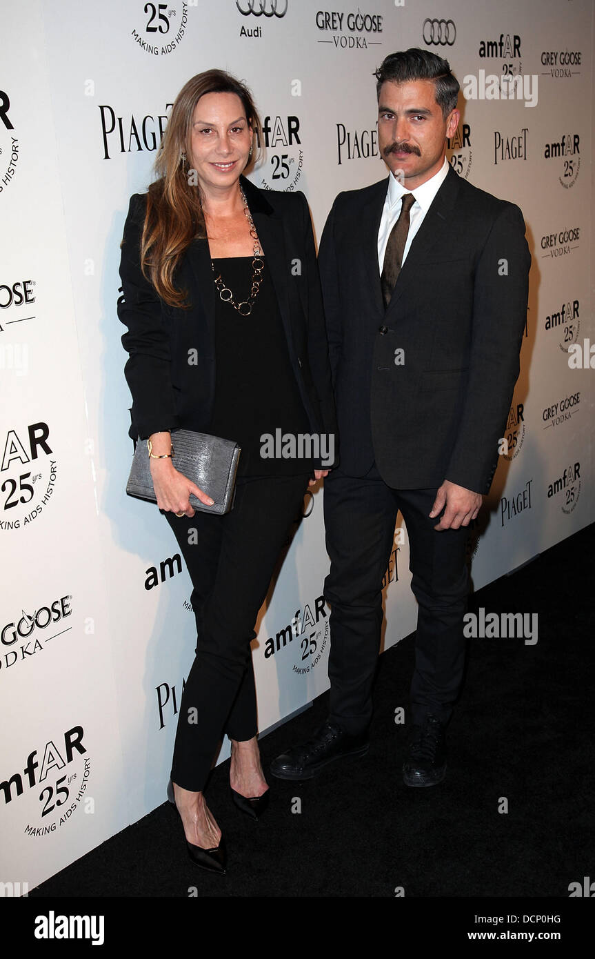 Jacqui Getty and guest The 2011 amfAR Inspiration Gala held at the ...