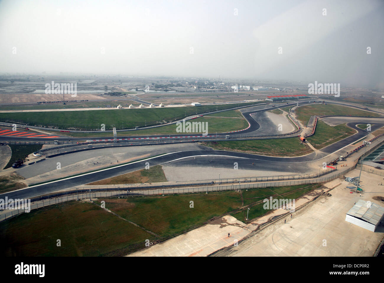 Aerial view buddh international circuit hi-res stock photography and ...