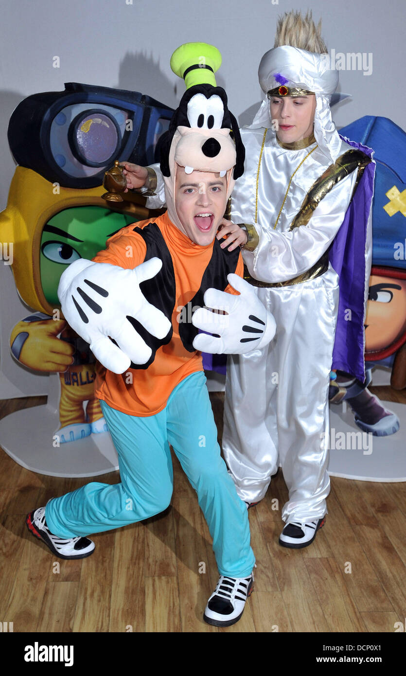 John Grimes and Edward Grimes aka Jedward Jedward suit up as Goofy and ...