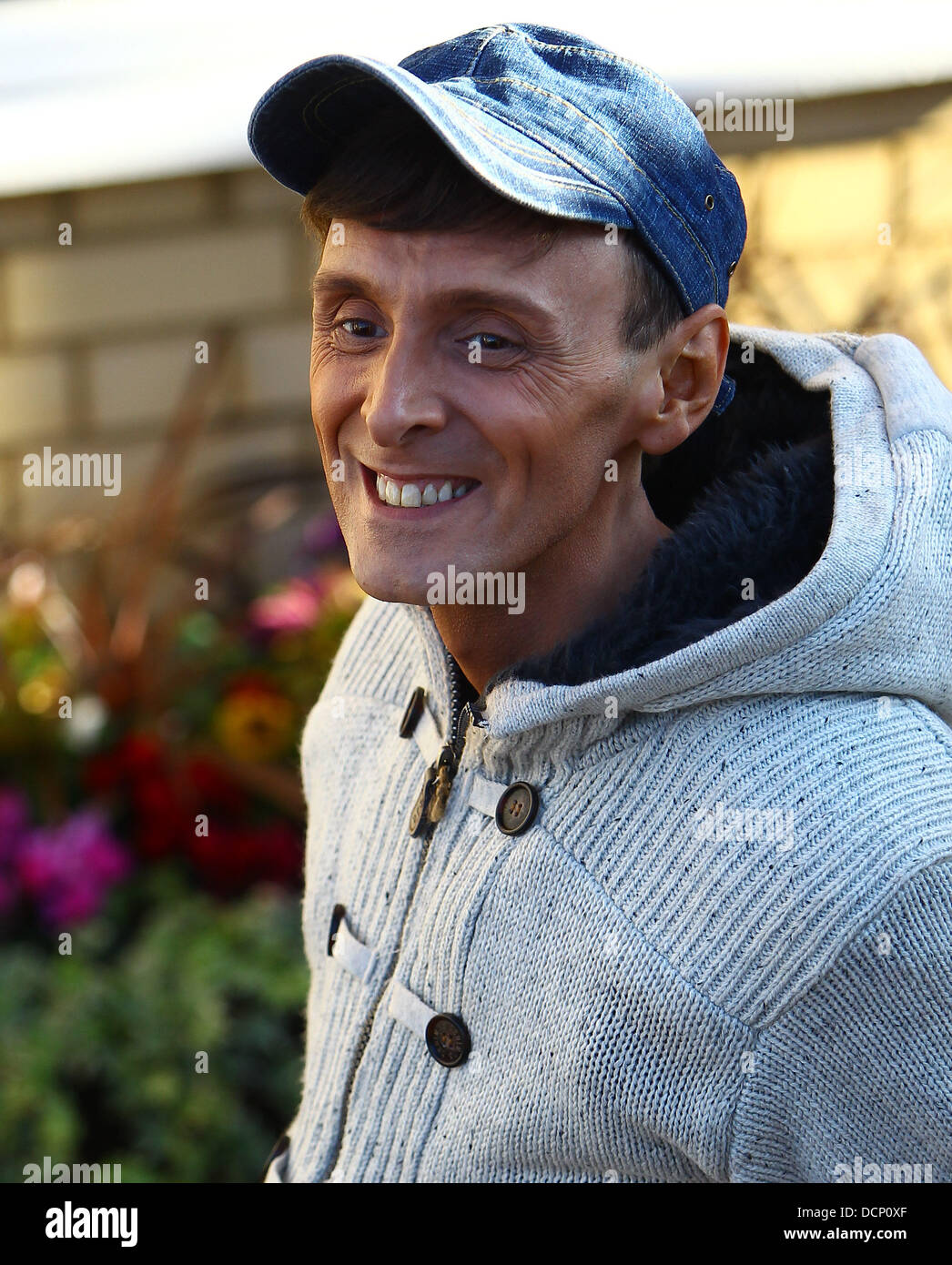 Johnny Robinson arrives at the 'X Factor' studios London, England - 28. ...