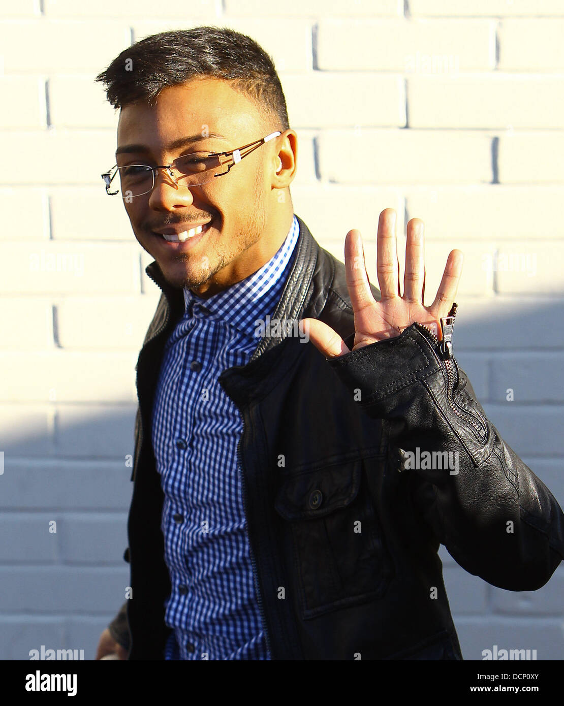 Marcus Collins arrives at the 'X Factor' studios London, England - 28. ...