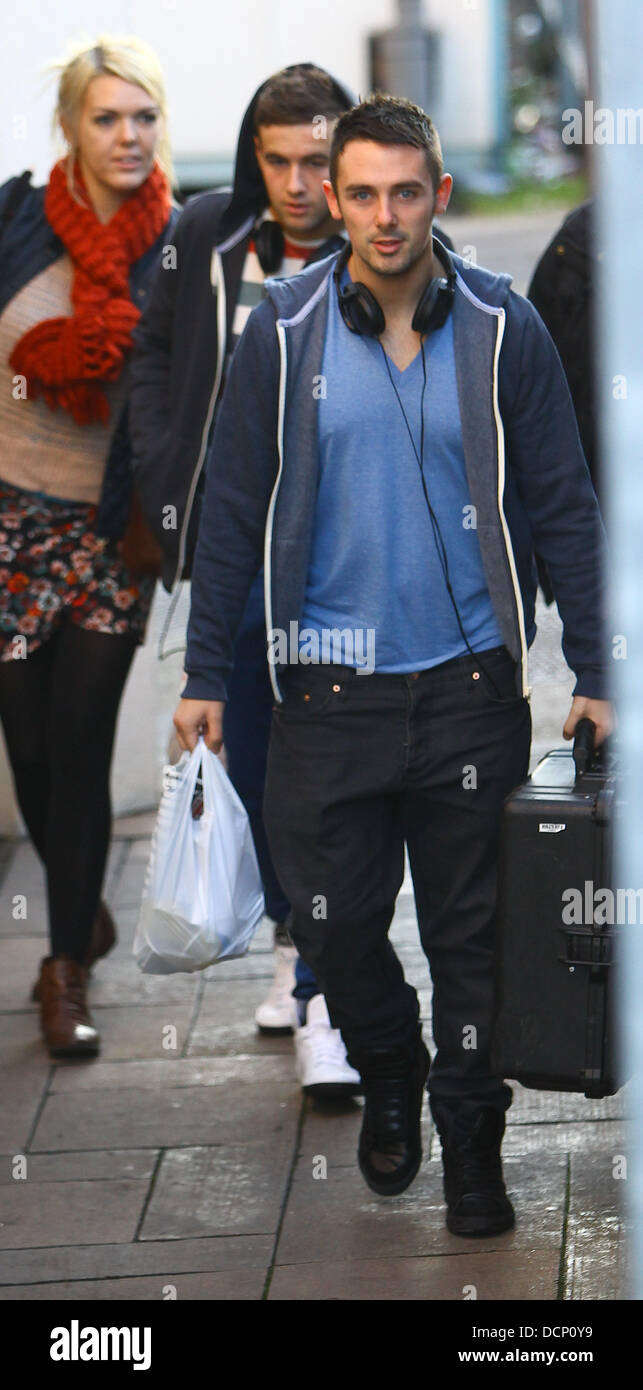 Charlie Healy arrives at the 'X Factor' studios London, England - 28.10 ...