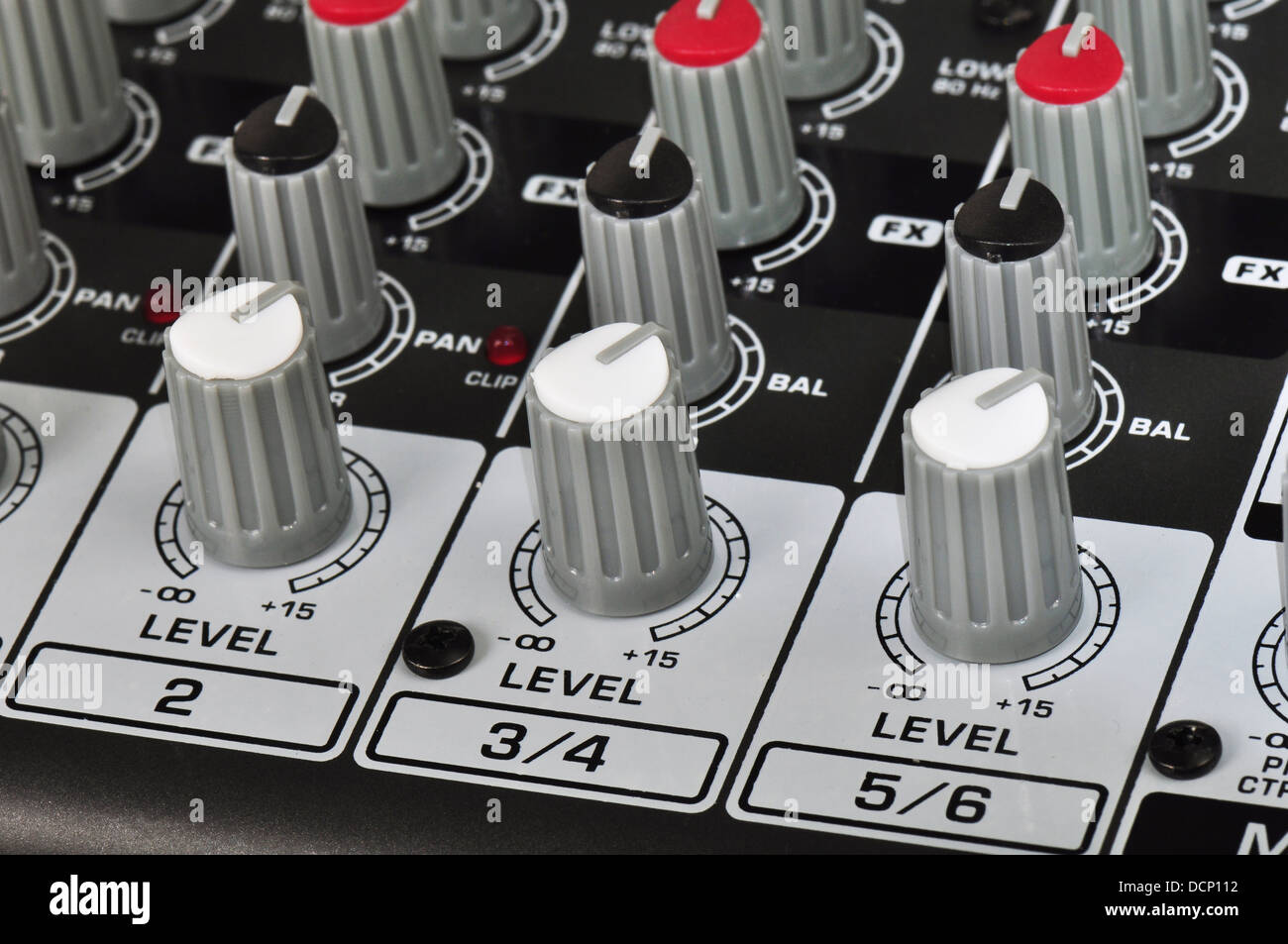 Music Mixing Board Stock Photo - Alamy