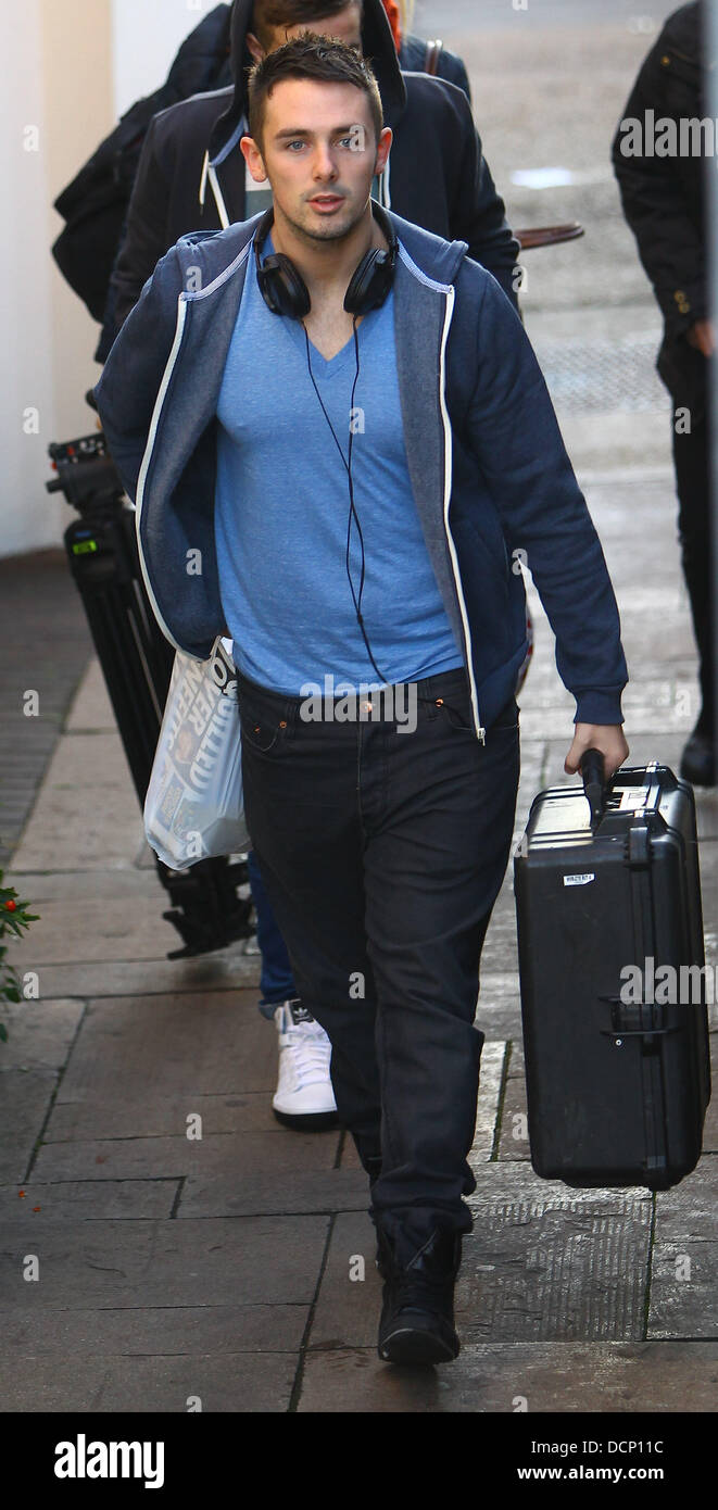 Charlie Healy arrives at the 'X Factor' studios London, England - 28.10 ...