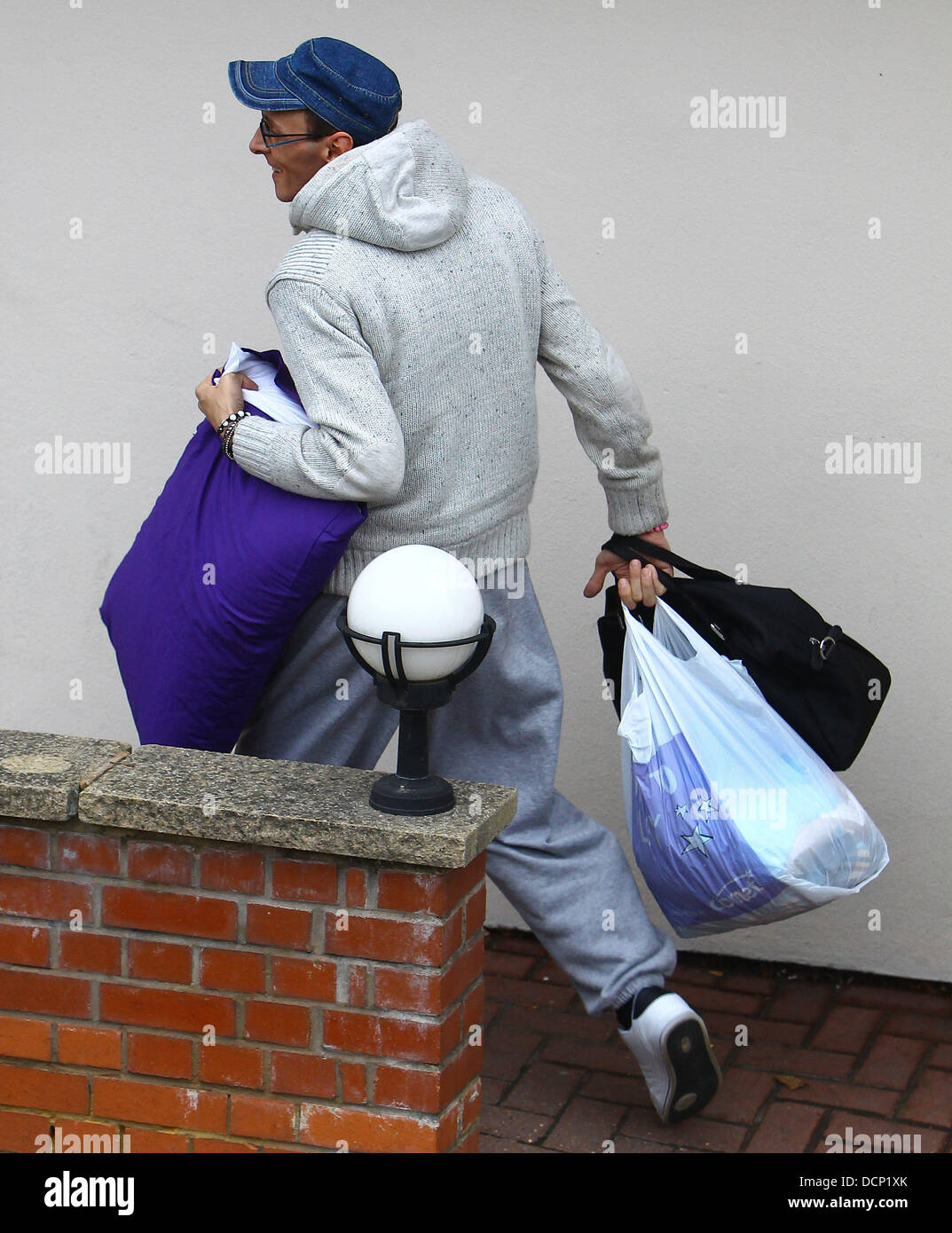 Johnny Robinson arrives at the 'X Factor' studios ahead of tonight's ...