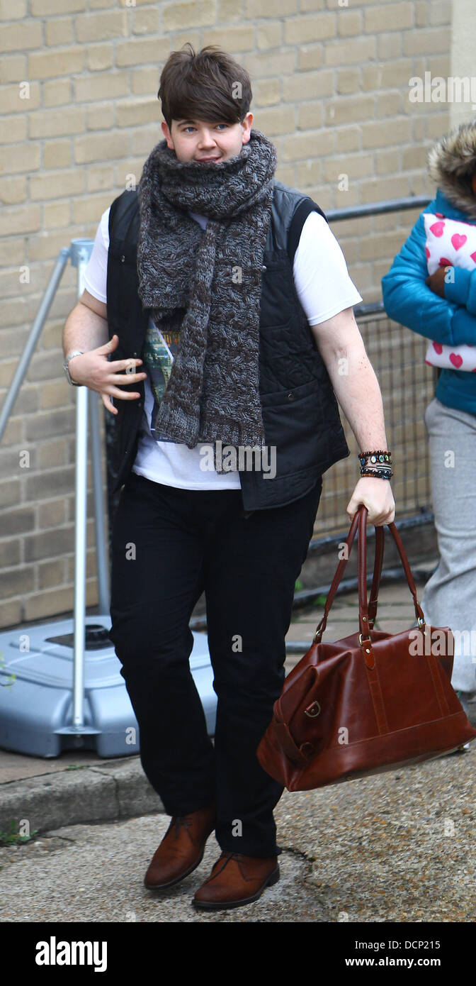 Craig Colton arrives at the 'X Factor' studios ahead of tonight's live ...