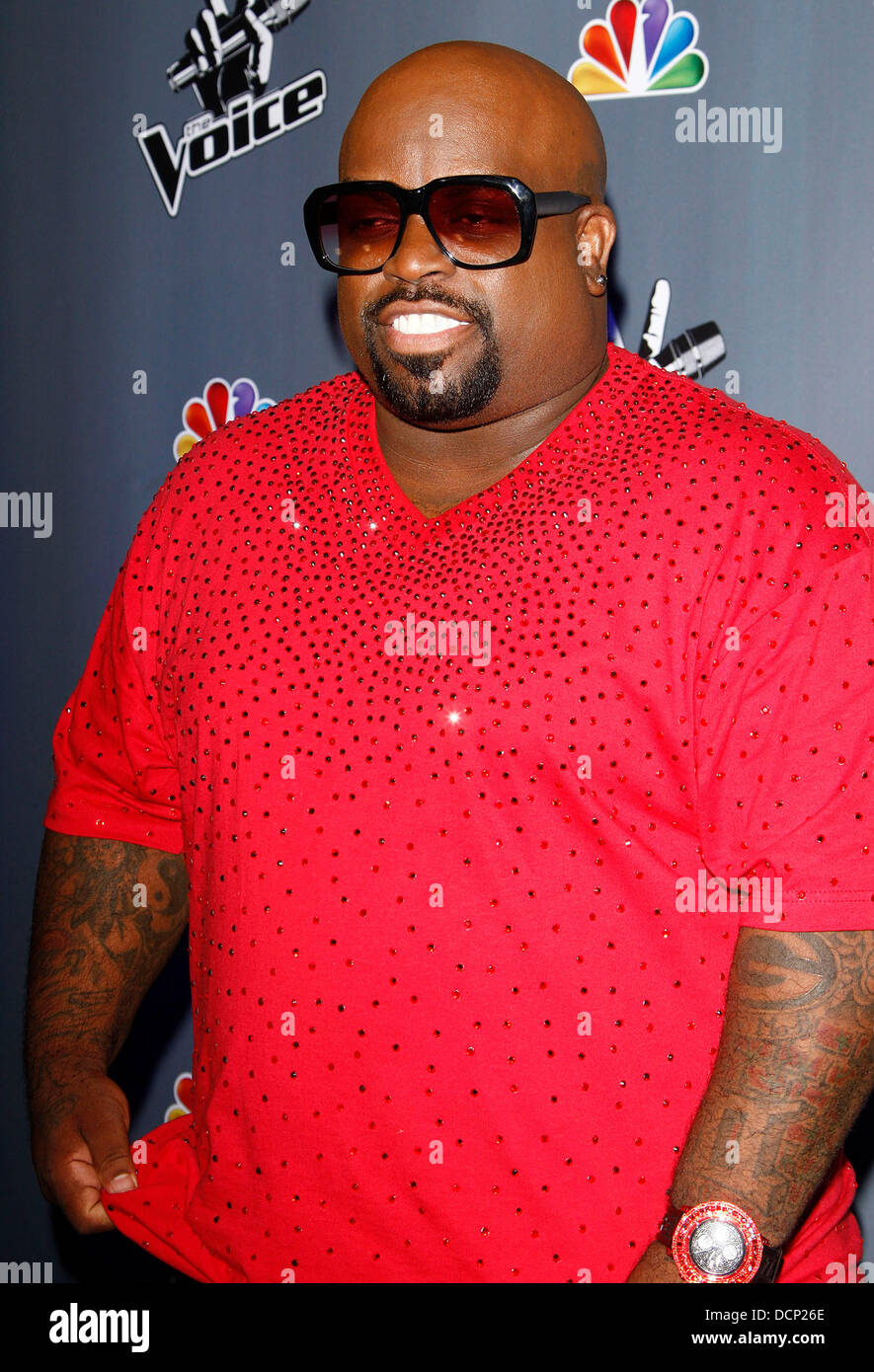 Cee Lo Green 'The Voice' press junket at the Sony Pictures Studios Los ...