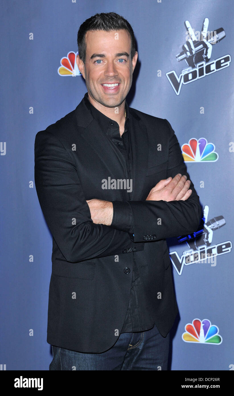 Carson Daily 'The Voice' press junket at the Sony Pictures Studios Los ...