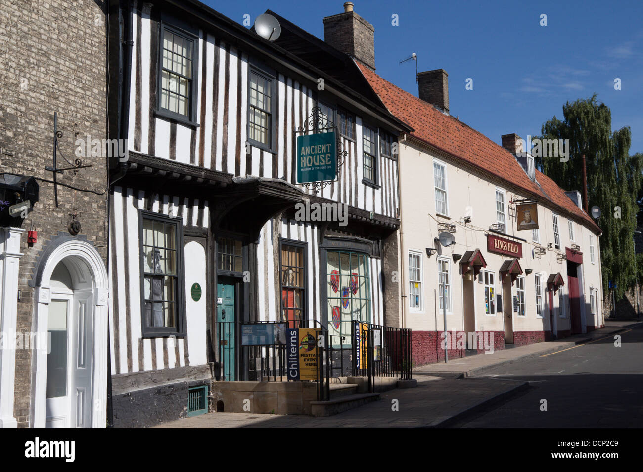 ancient house thetford norfolk england uk Stock Photo - Alamy