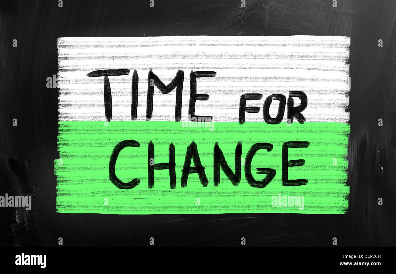 Time for Change concept Stock Photo - Alamy