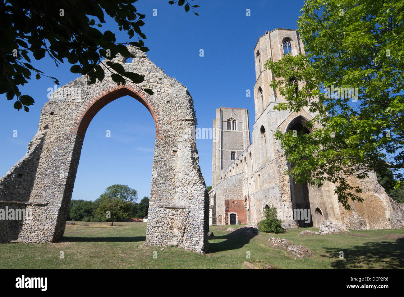 Wymondham Abbey norfolk england uk gb Stock Photo - Alamy