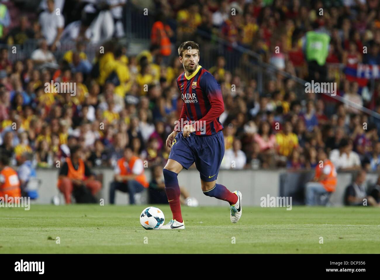 Gerard Pique (Barcelona), AUGUST 2, 2013 - Football / Soccer : Joan ...