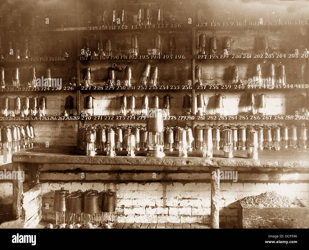 Vintage miners lamp hi-res stock photography and images - Alamy