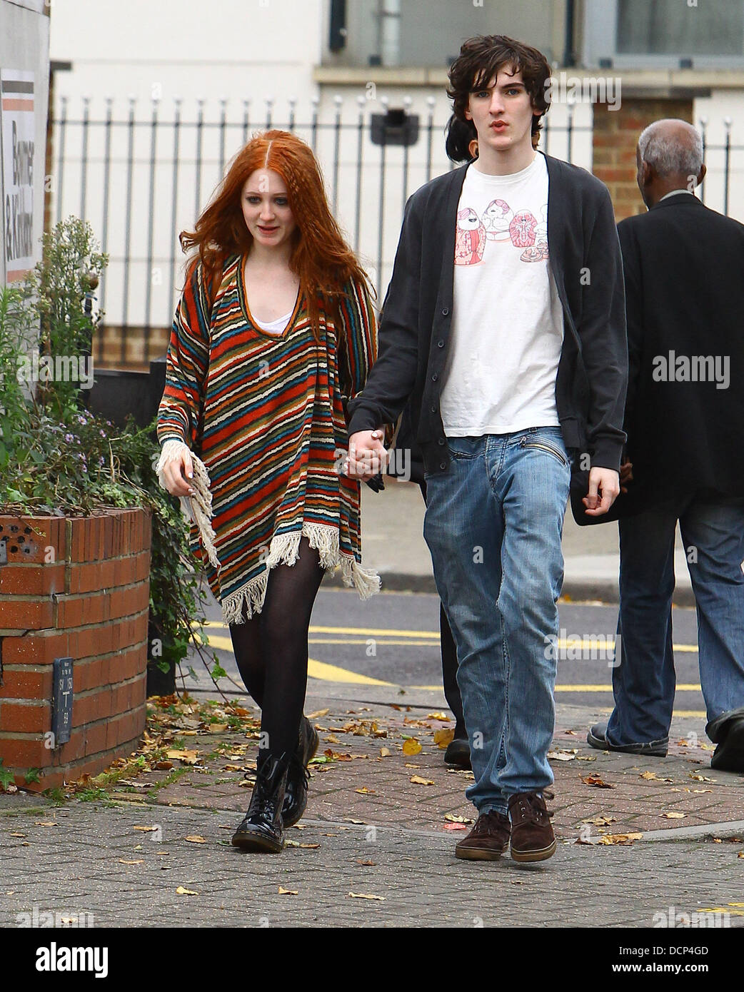 Janet Devlin arrives at 'The X Factor' studios with her boyfriend ...