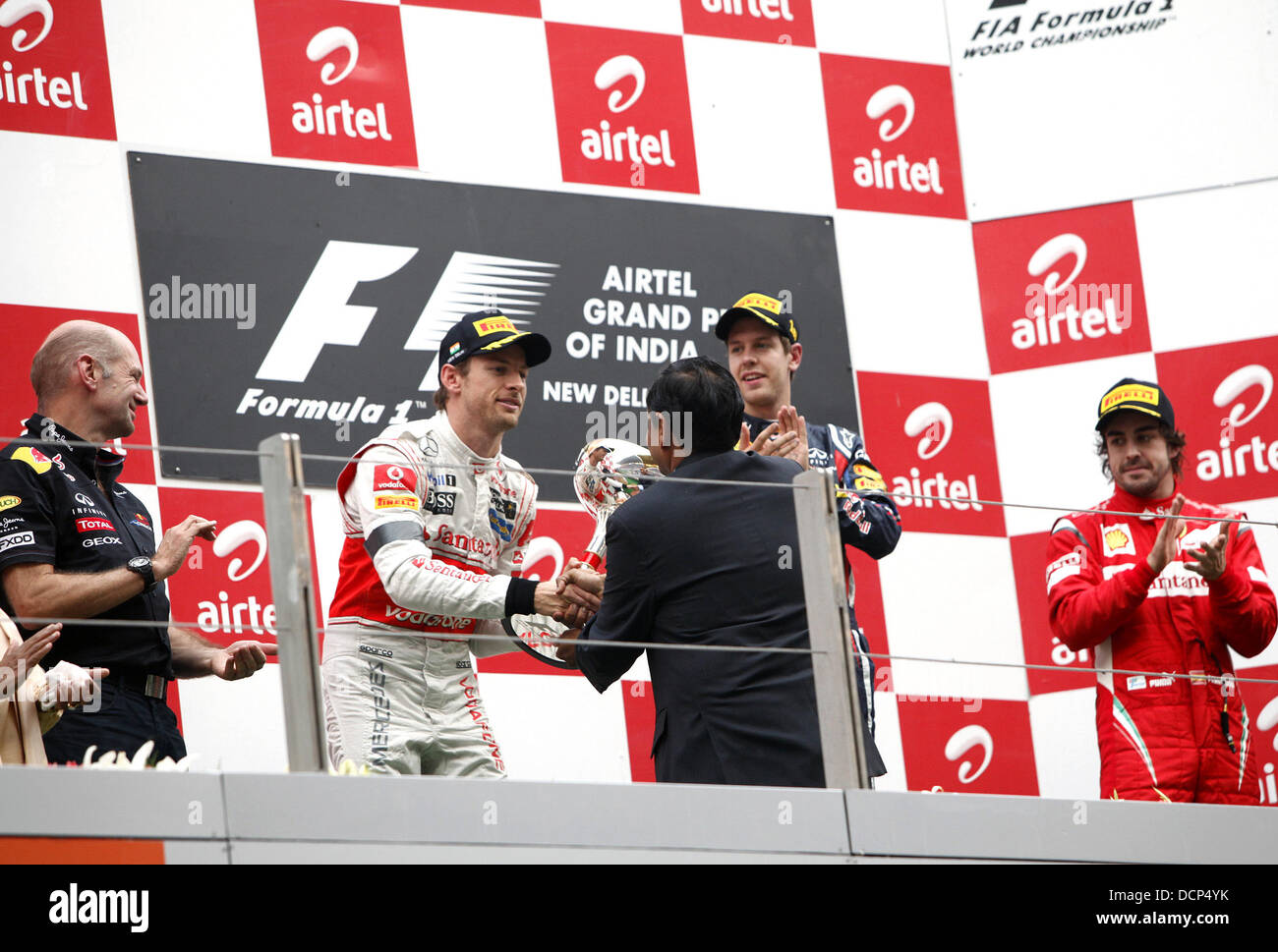 Jenson Button Formula 1 Grand Prix New Delhi, India - 30.10.11 Stock ...