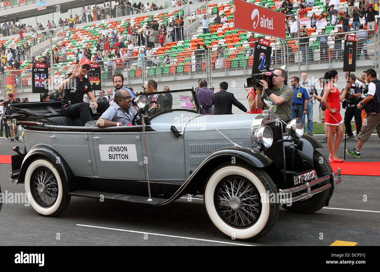 Formula 1 drivers parade hi-res stock photography and images - Alamy