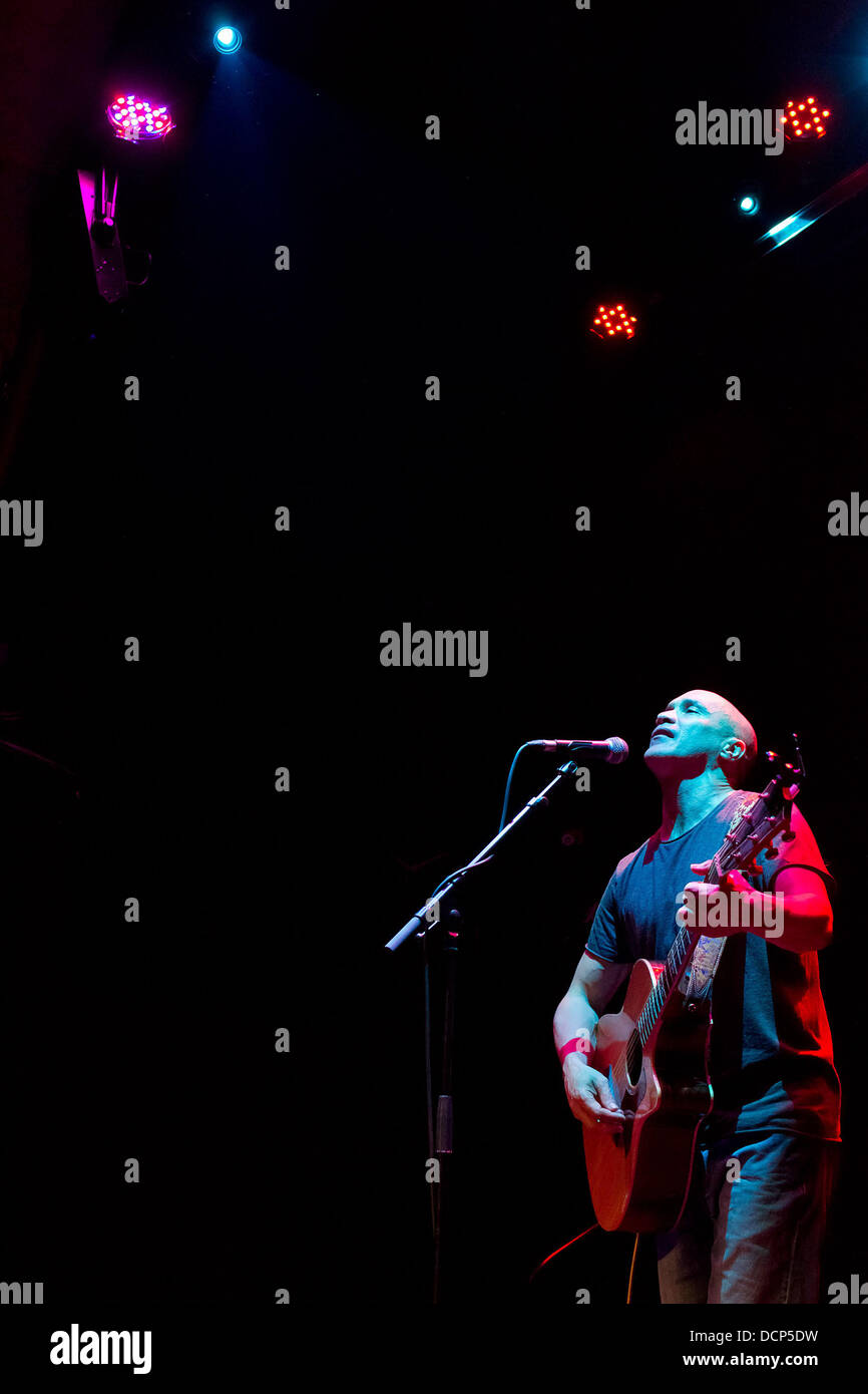 Dan Reed performing live at Musicbox Lisbon, Portugal - 30.10.11 Stock ...