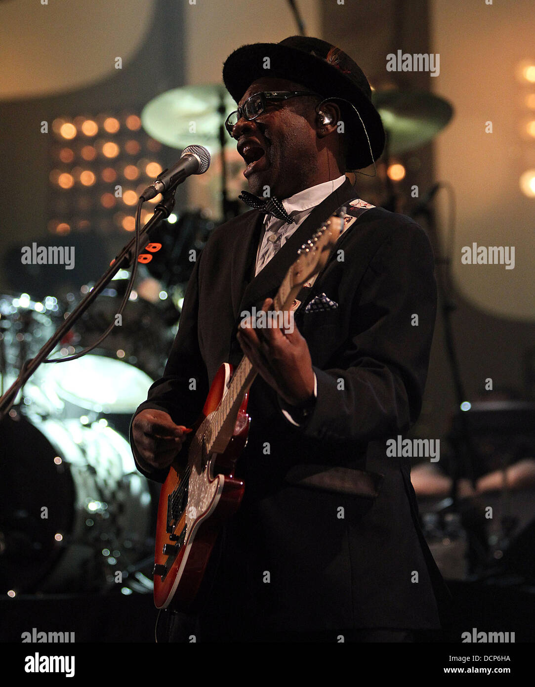 Lynval Golding of The Specials performing live on stage at O2 Academy ...